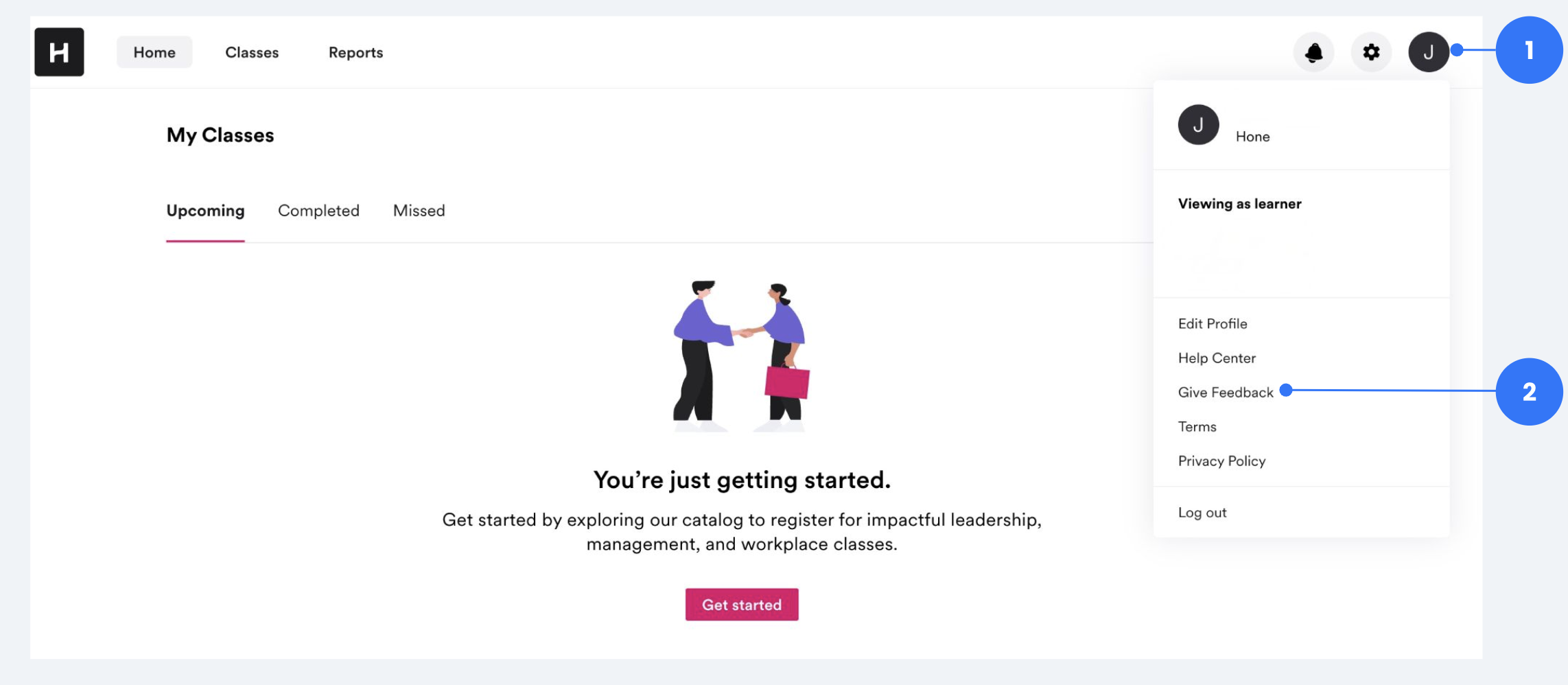 How to Submit Your Feedback – Hone Learner