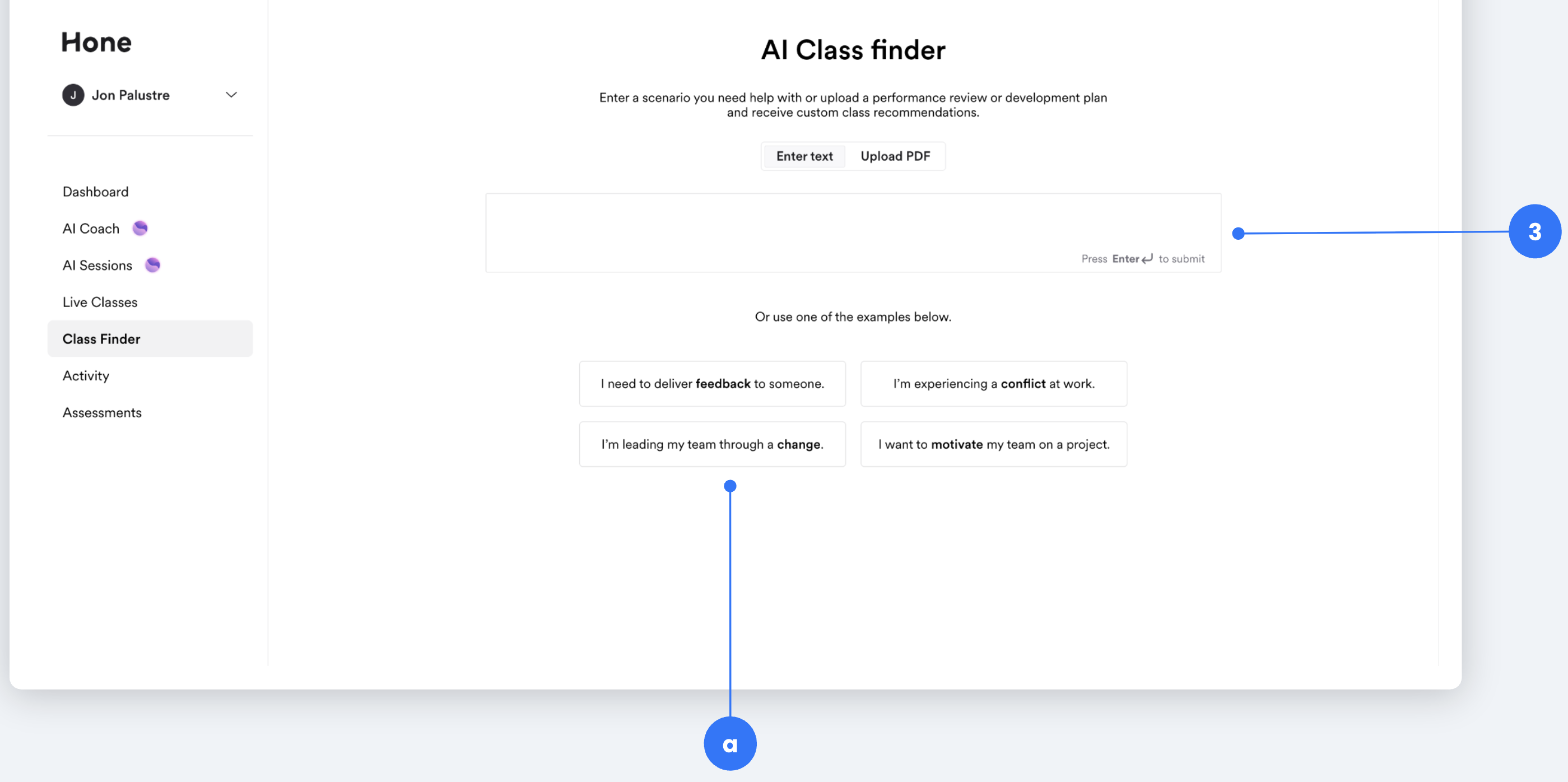 AI Class Finder – Hone Learner