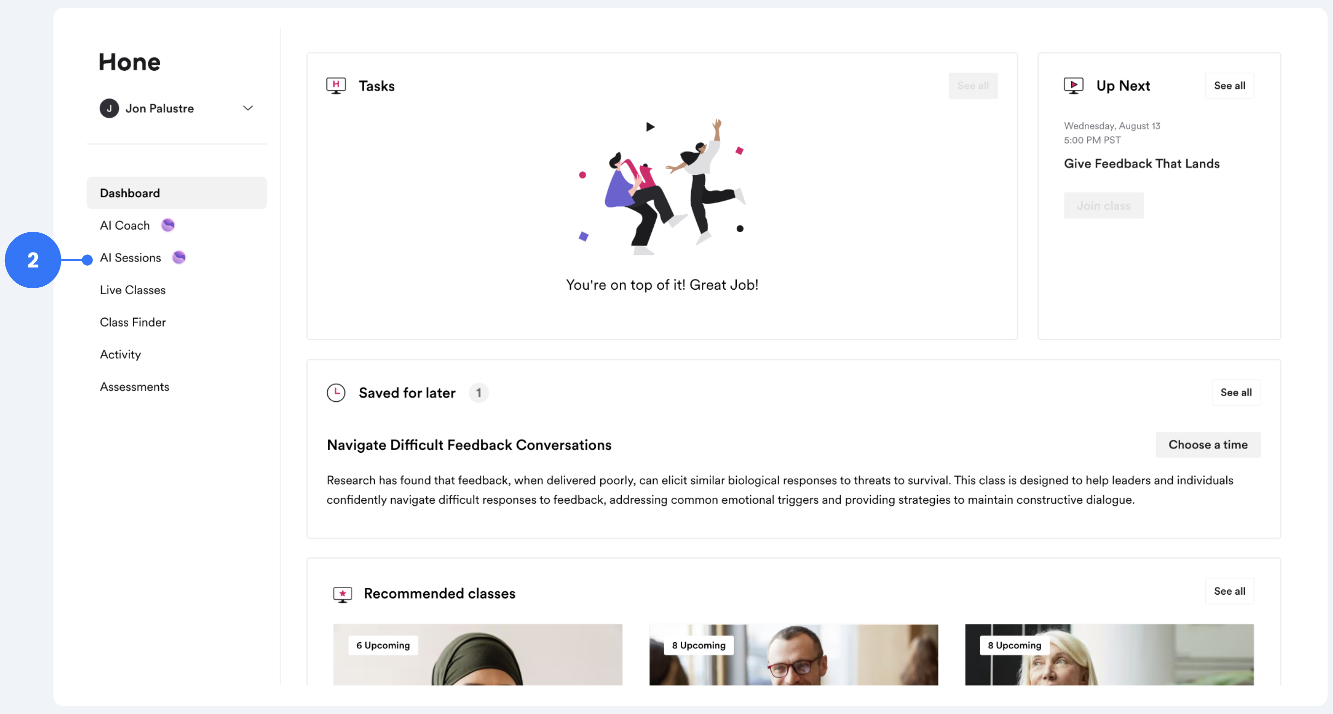 Hone AI Sessions (Lessons & Practice) – Hone Learner